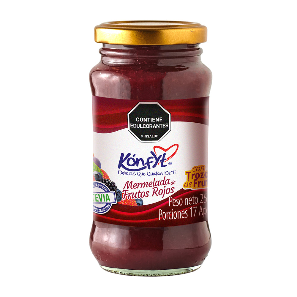 MERMELADA DE FRUTOS ROJOS 250G KONFYT – massnacks